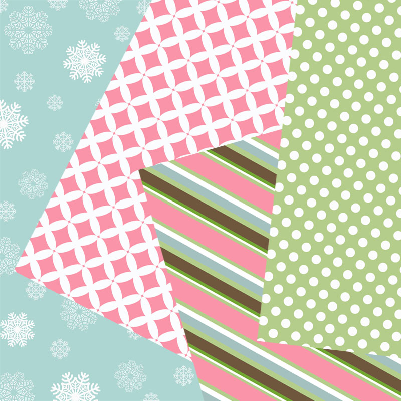 Christmas - Digital Scrapbooking Paper, Printable Paper Christmas ...