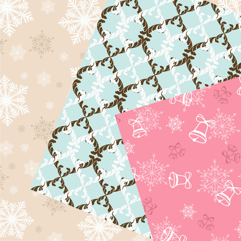 Christmas - Digital Scrapbooking Paper, Printable Paper Christmas ...